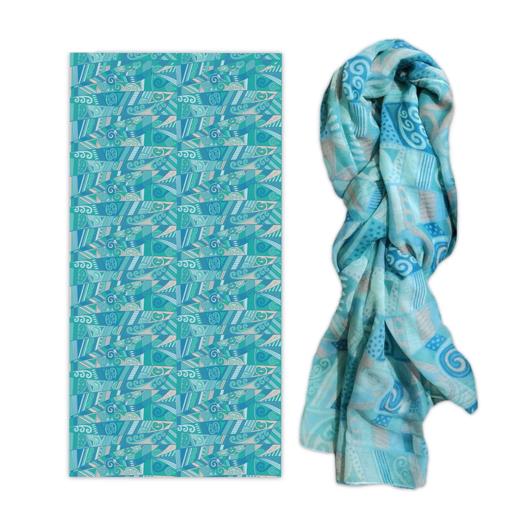 Wild Kiwi Scarf - Koru