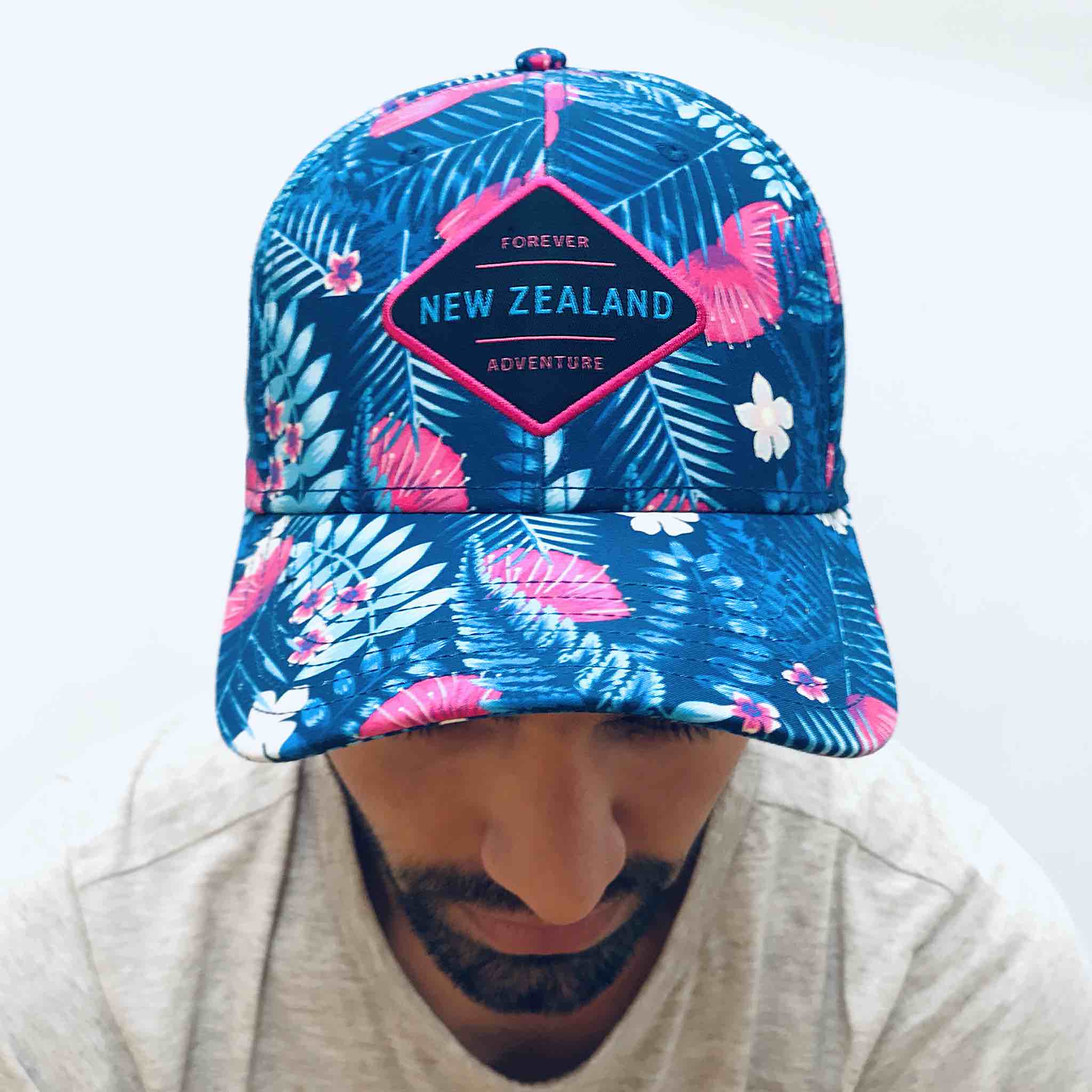 New Zealand Cap - NZ Ferns and Flowers – Wild Kiwi